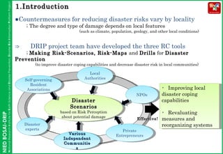 Re-organizing of Local Disaster Prevention Capabilities through ...