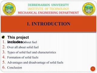 power plant about solid fuel presentation | PPTX