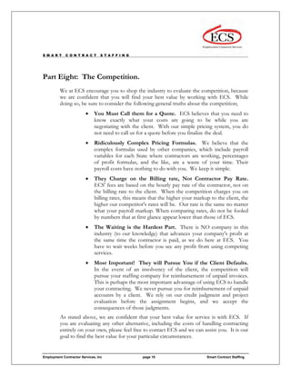 ECS - Contract Staffing Brochure | PDF