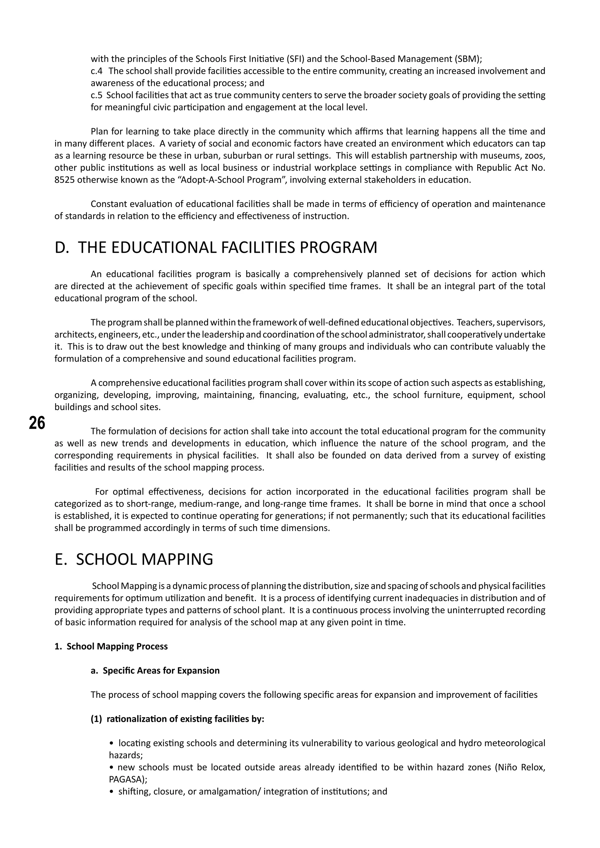 2010 Educational Facilities Manual | PDF