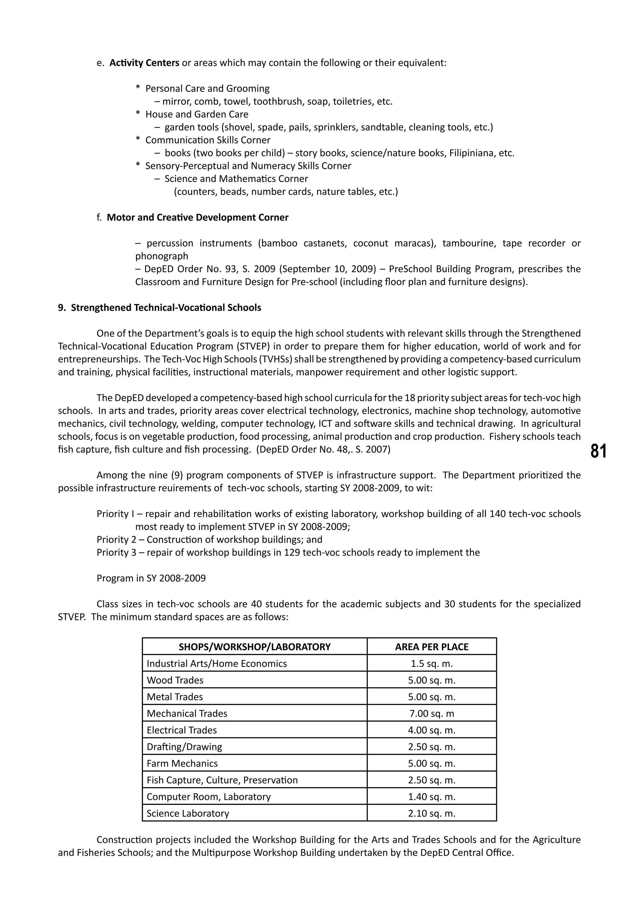 2010 Educational Facilities Manual | PDF