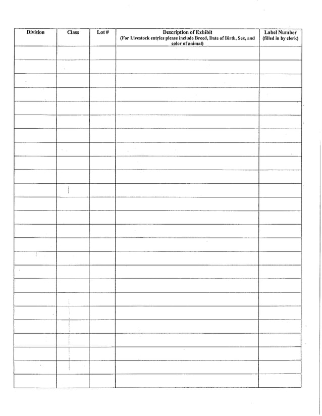 2010 fair entry form[1] | PDF