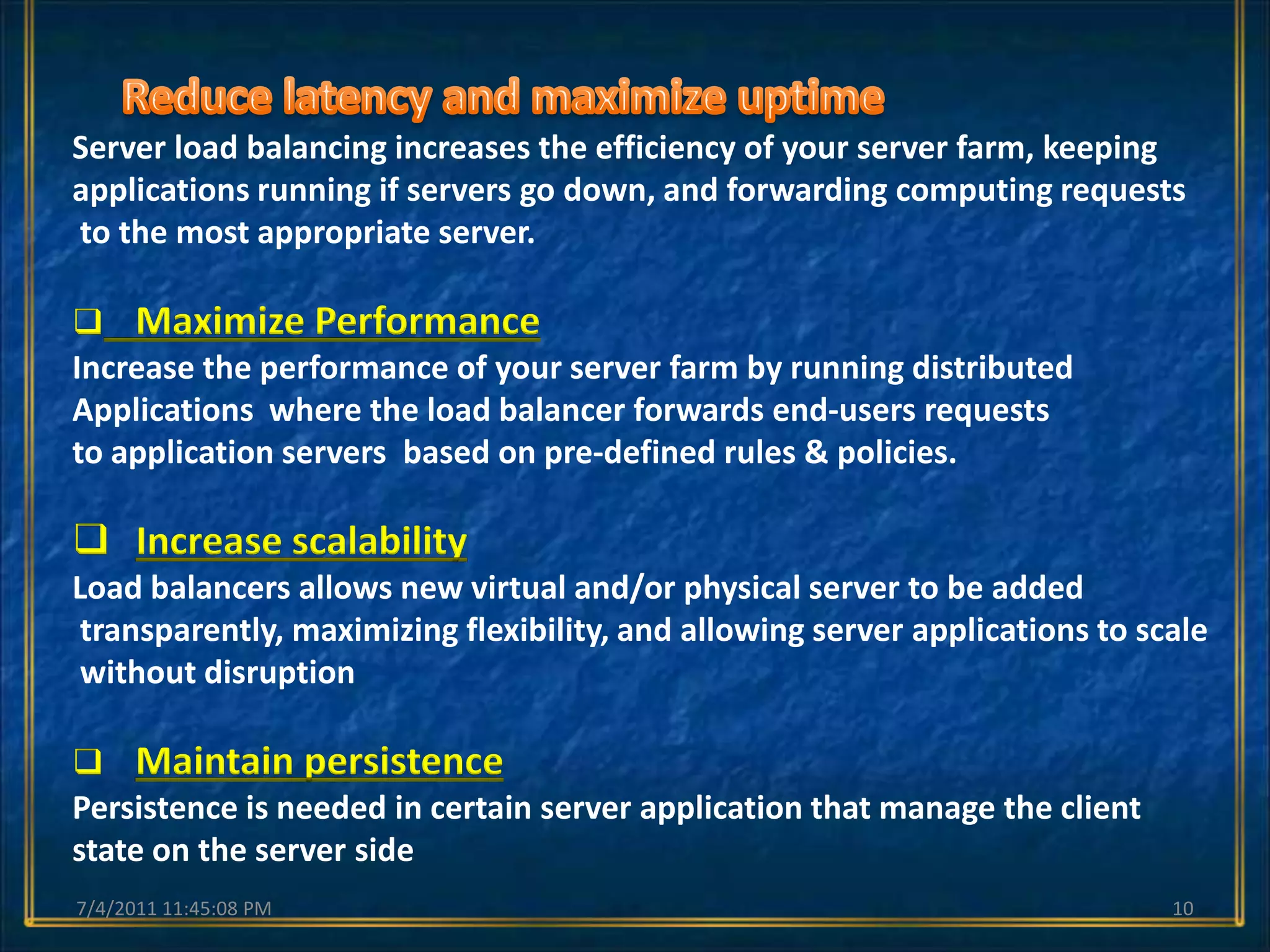 Load Balancing Server | PPT