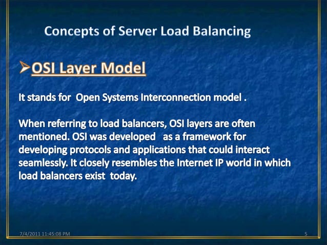Load Balancing Server | PPT
