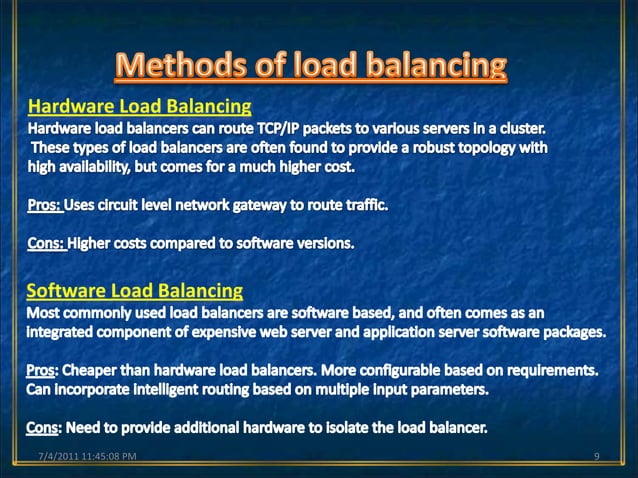 Load Balancing Server | PPT