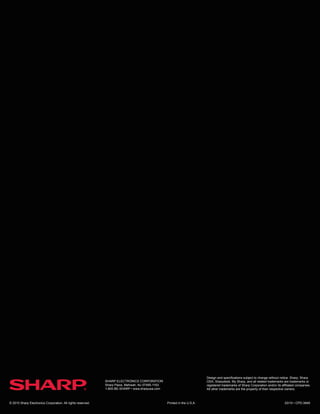 SHARP 2010 Full Line Brochure | PDF