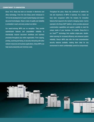 SHARP 2010 Full Line Brochure | PDF