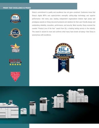 SHARP 2010 Full Line Brochure | PDF