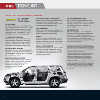 2010 gmc acadia brochure | PDF