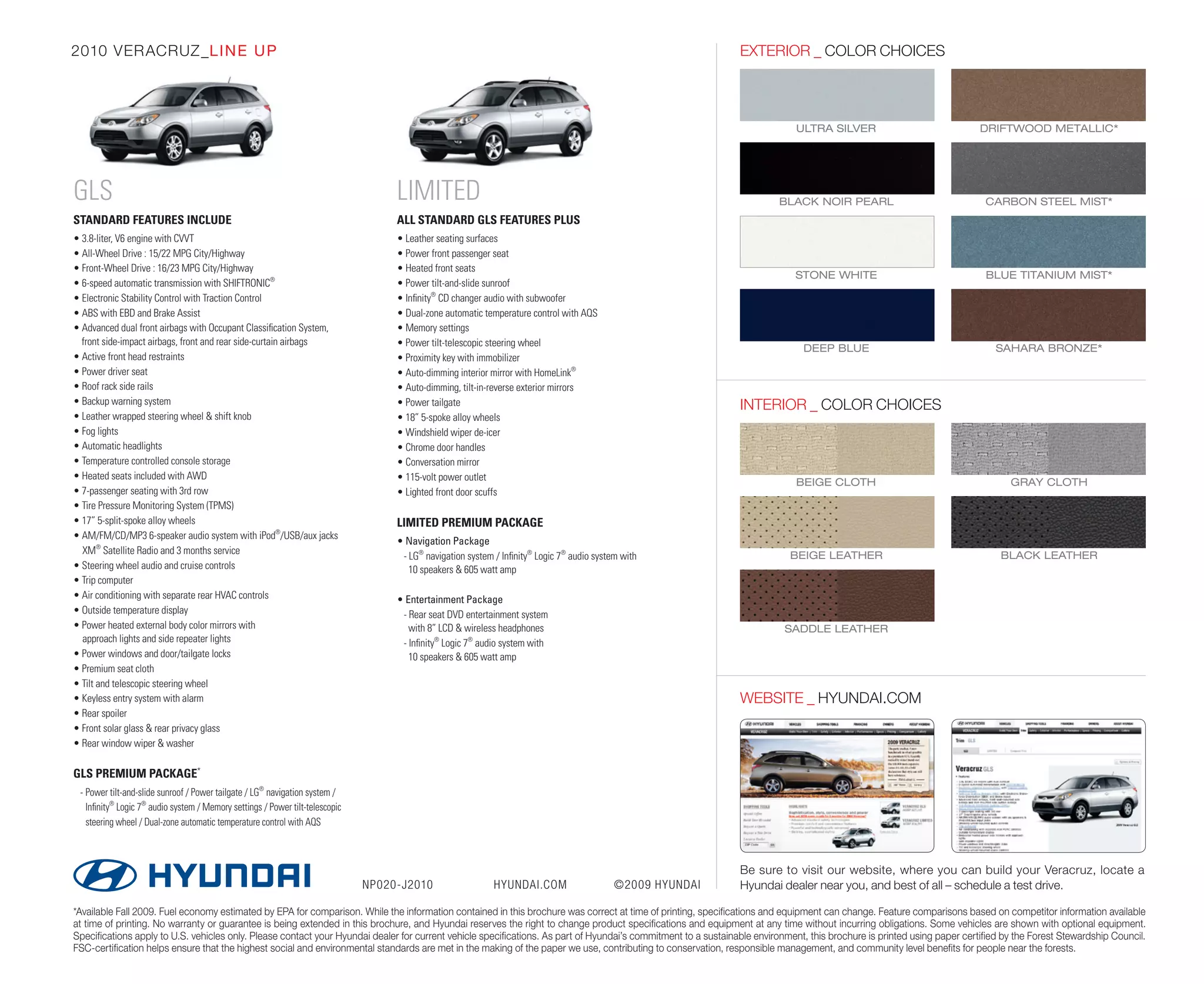 2010 Hyundai Veracruz Annapolis | PDF