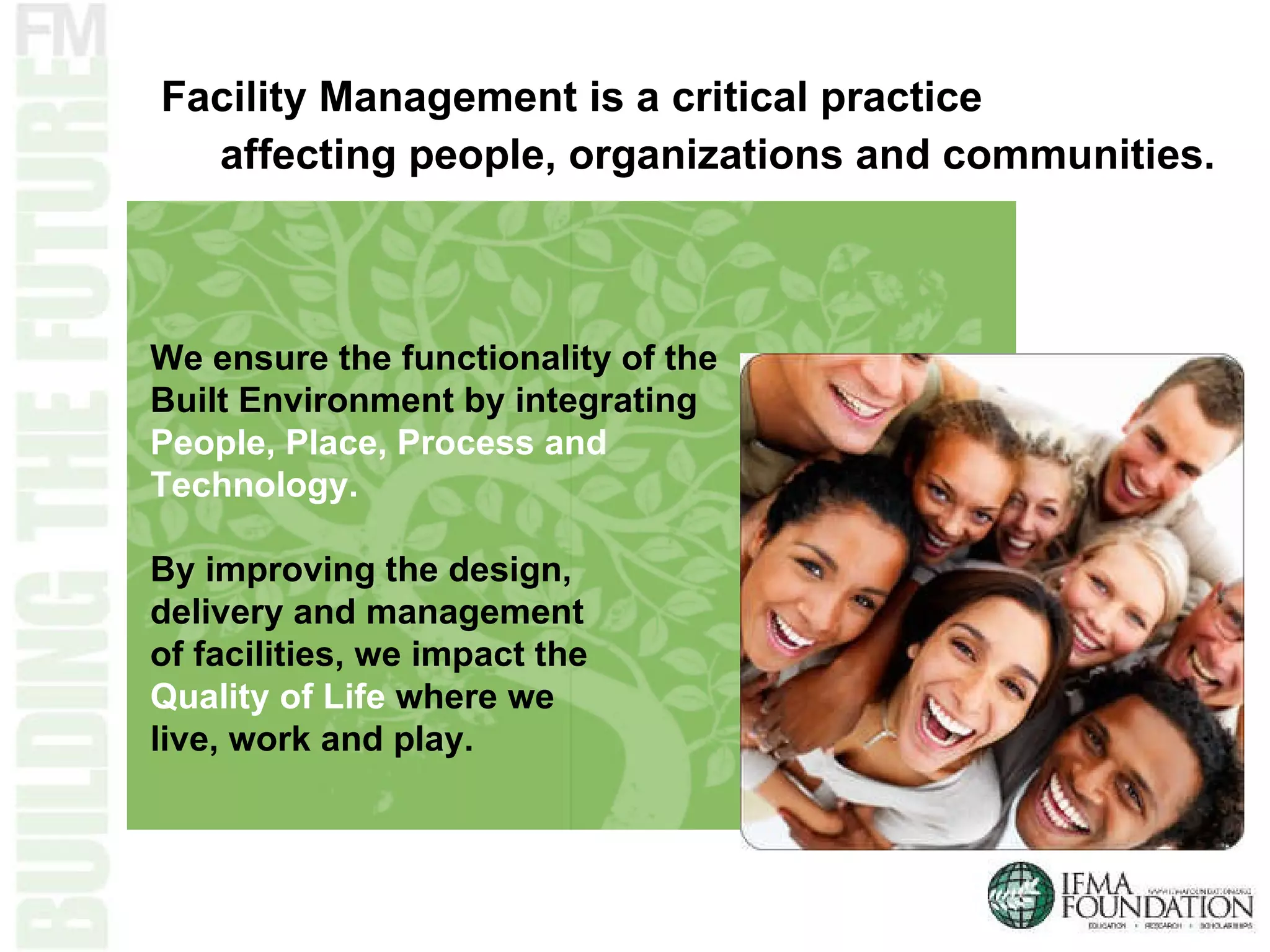 2010 Ifma Foundation Overview Final Carl | PPT