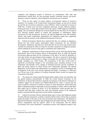 2010 indigenous peoples report russia | PDF