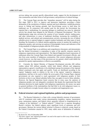 2010 indigenous peoples report russia | PDF