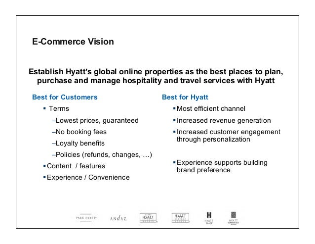 Hyatt Hotels: A Vision for E-Commerce and Online Travel Innovation