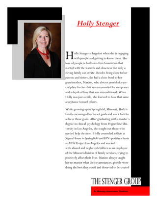 How The Stenger Group Can Help You | PDF