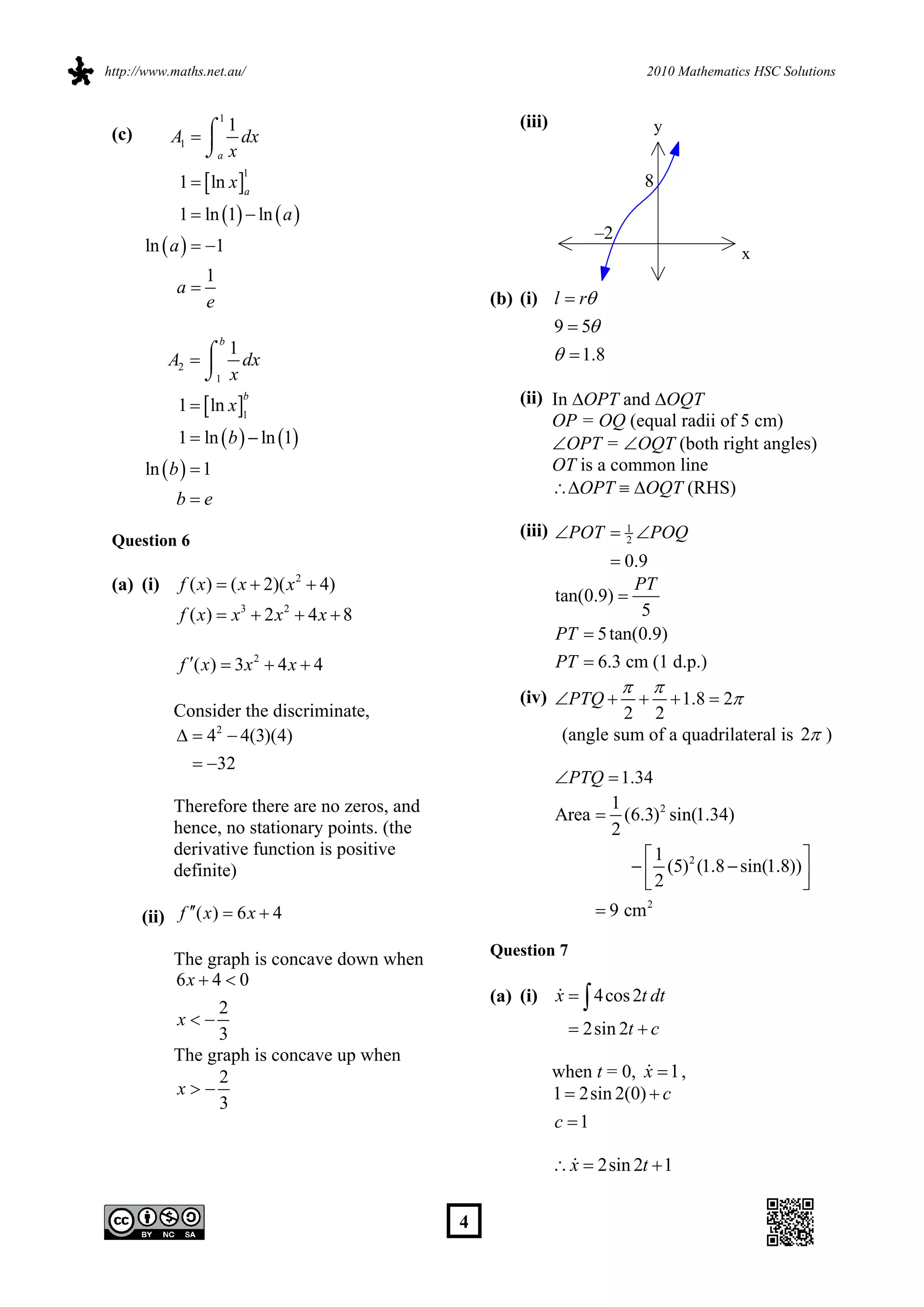 2010 mathematics hsc solutions | PDF 2010 mathematics hsc solutions | PDF