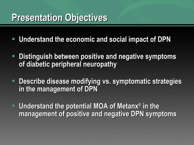2010 Metanx Presentation | PPT