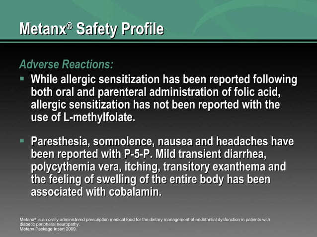 2010 Metanx Presentation | PPT