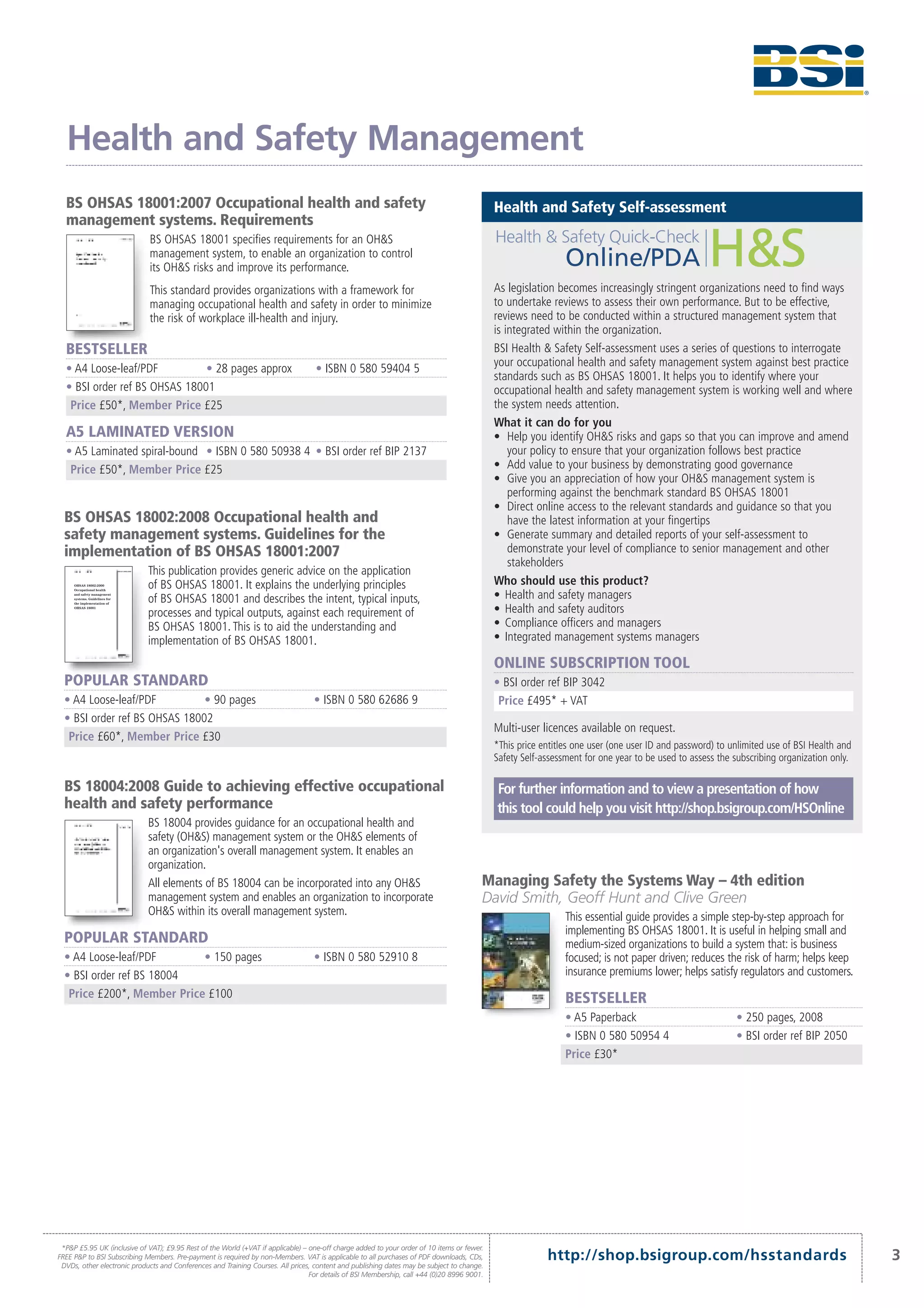 2010 Occupational Health and Safety Brochure | PDF | Resume Writing and ...