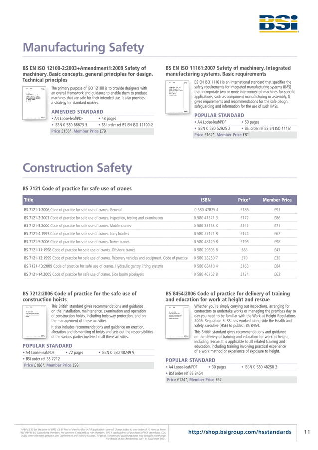 2010 Occupational Health and Safety Brochure | PDF