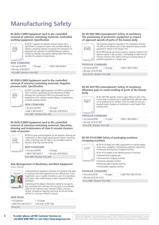 2010 Occupational Health and Safety Brochure | PDF