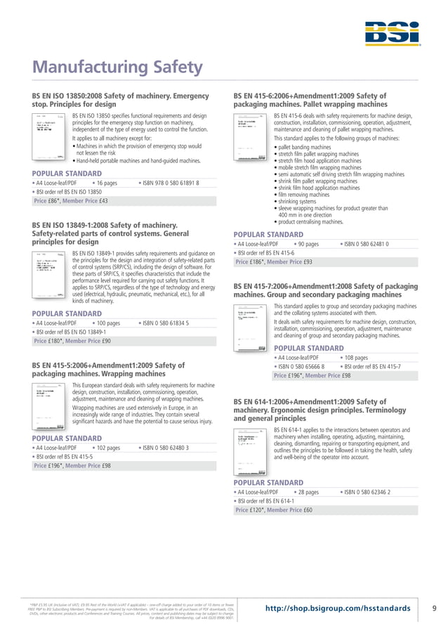 2010 Occupational Health and Safety Brochure | PDF