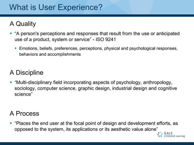 Academic User Experience: Students, Faculty, and Libraries | PPT