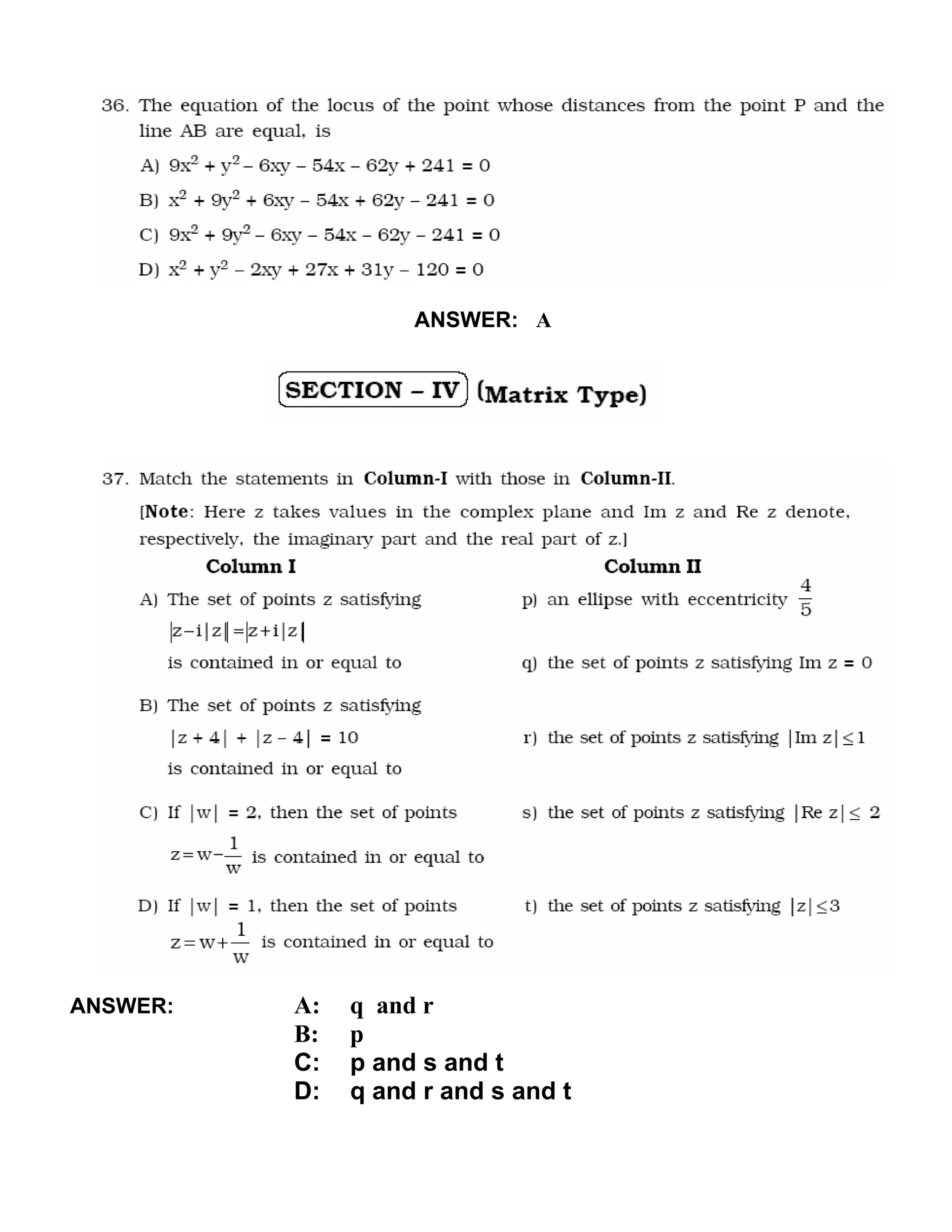 IIT-JEE Advanced 2010 Question Paper 2 | PDF