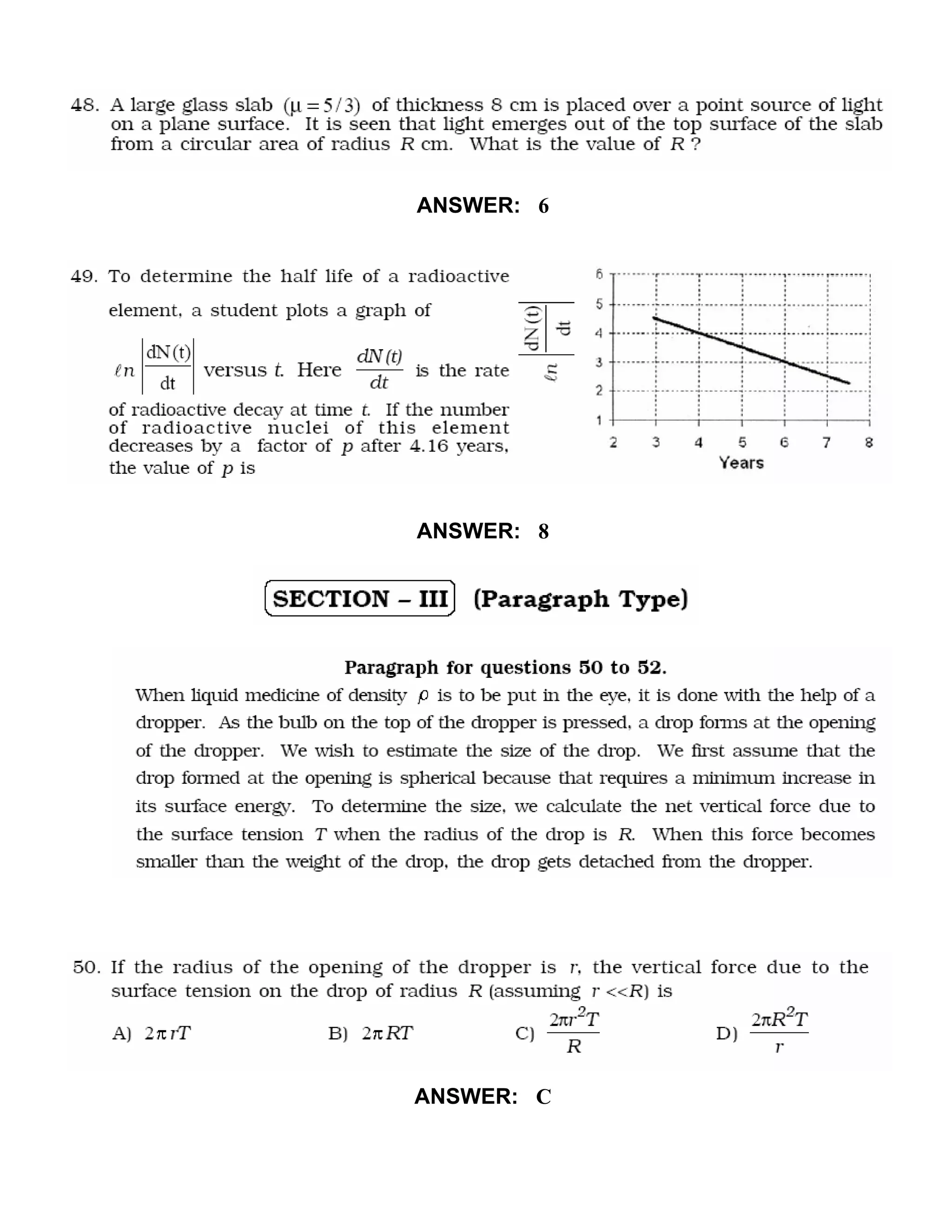 IIT-JEE Advanced 2010 Question Paper 2 | PDF