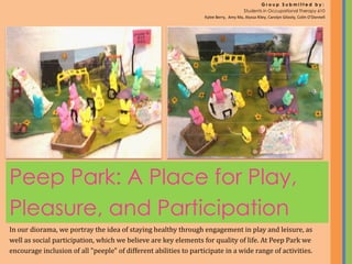 1st Annual UNH Peeps Show! Peep Your Way to Health | PPTX