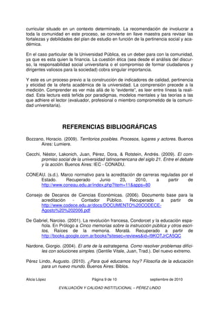 2010 Pertinencia: Aportes para la acreditación de una carrera ...