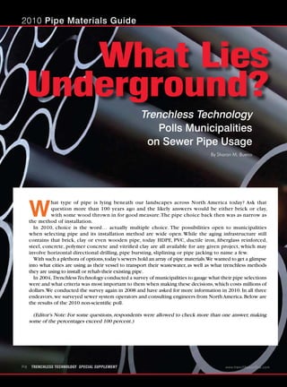 Pipe Materials Guide | PDF