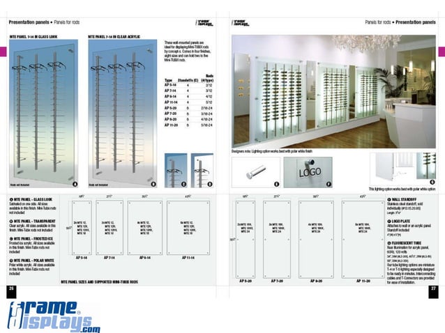Optical Displays Catalog 2010-2011 | PPT