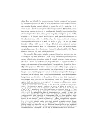 Purely Procedural Preferences - Beyond Procedural Equity and Reciprocity | PDF