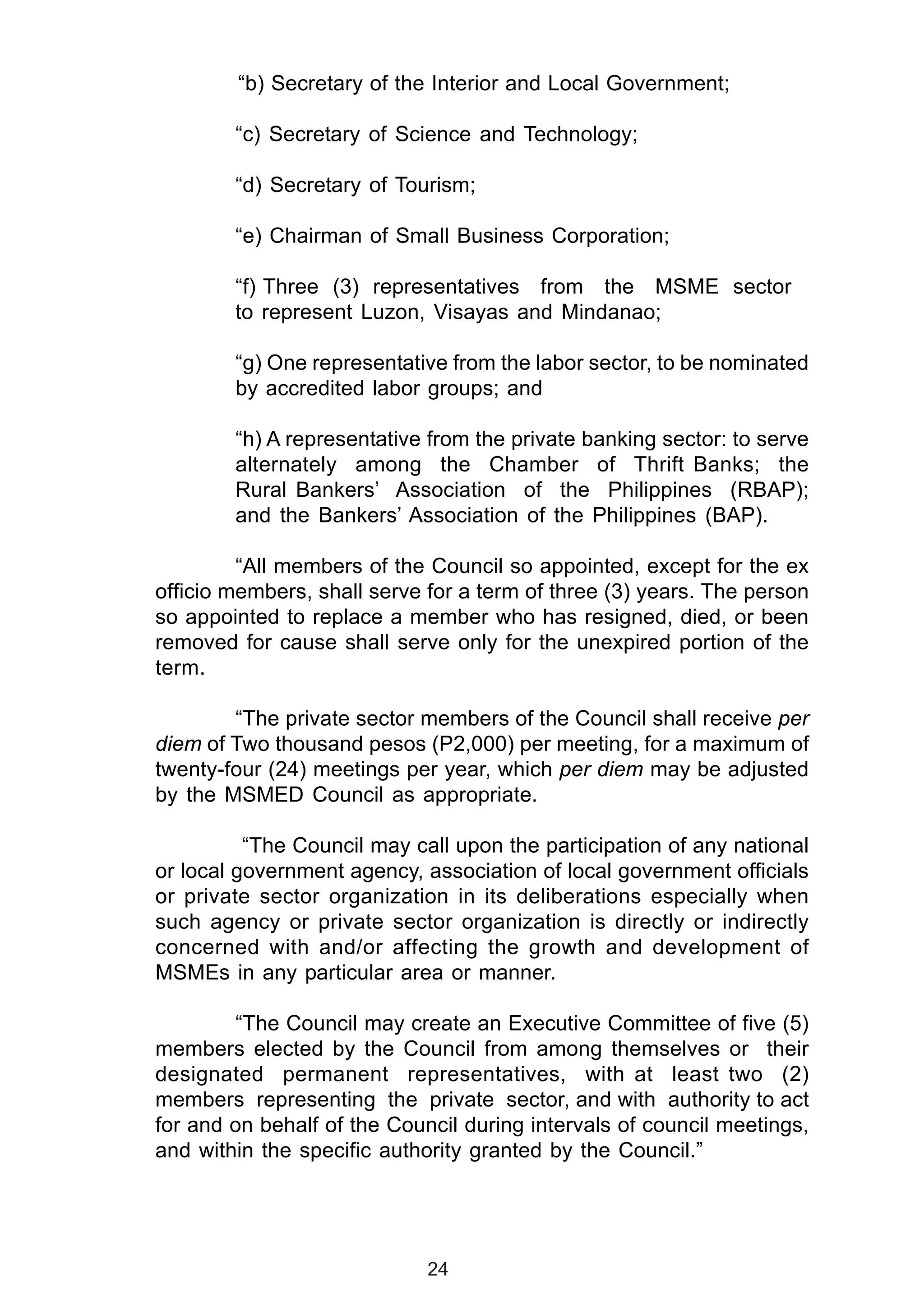 Magna Carta for MSME's (2010) R.A. 9501 | PDF