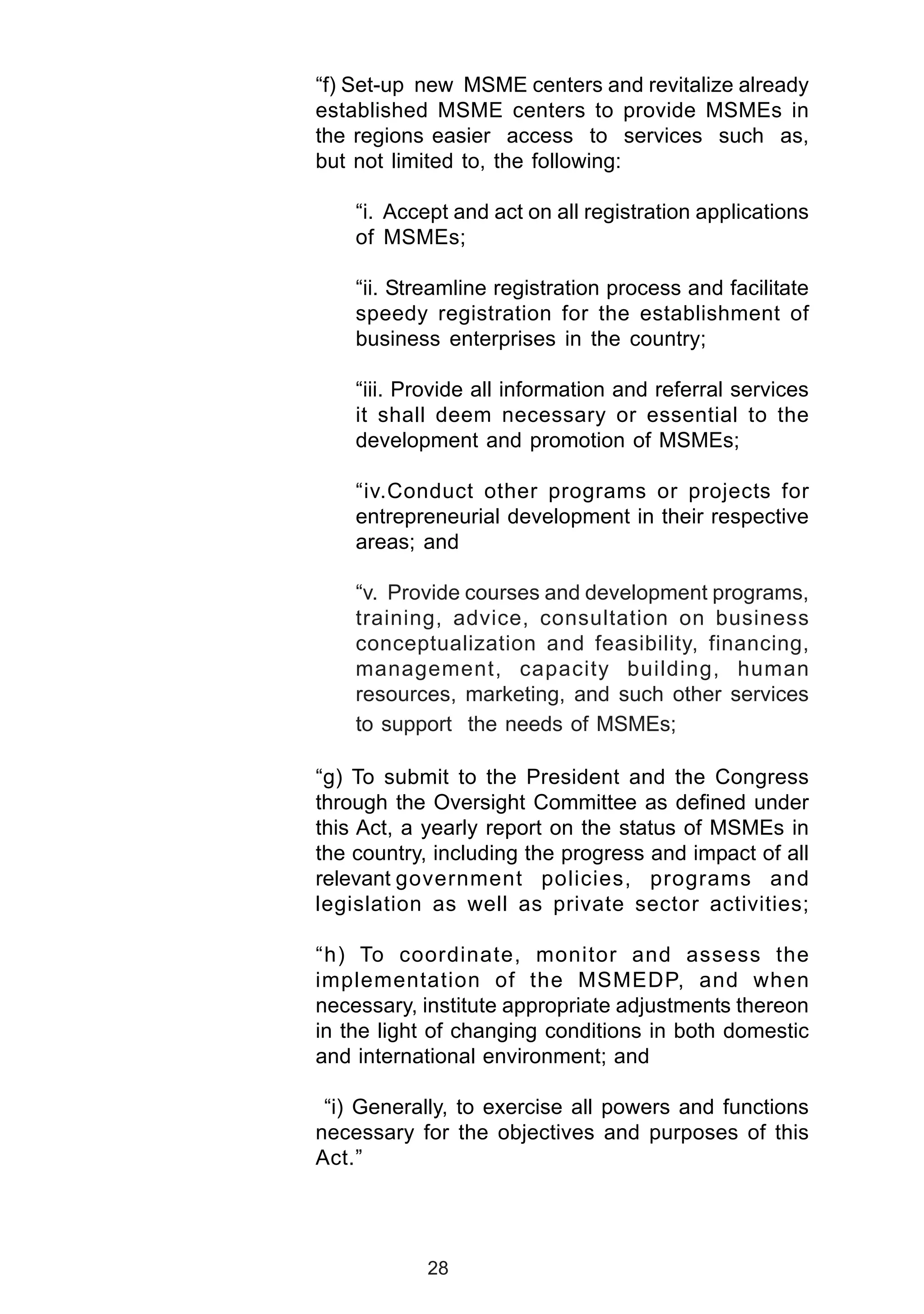 Magna Carta for MSME's (2010) R.A. 9501 | PDF