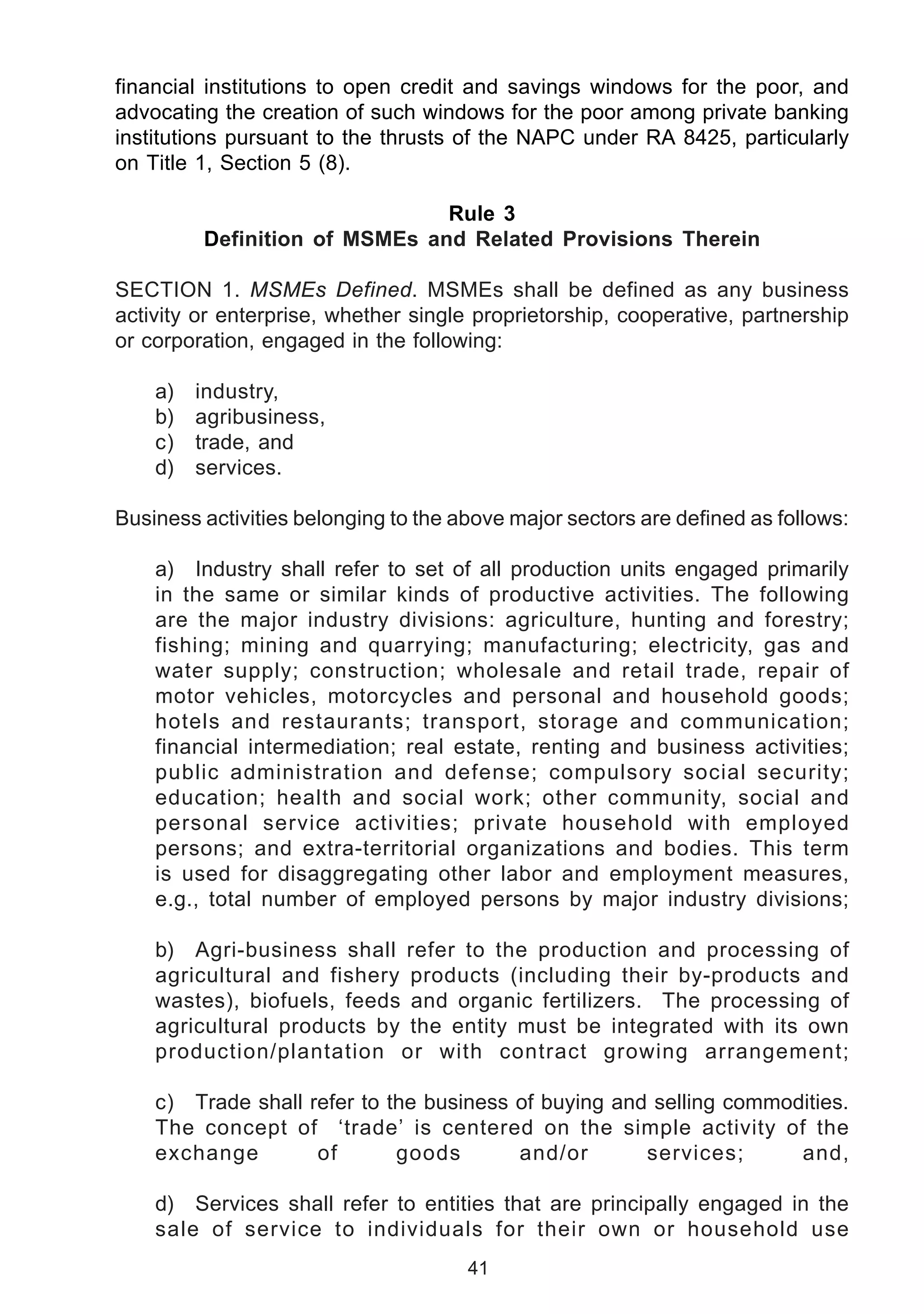 Magna Carta for MSME's (2010) R.A. 9501 | PDF