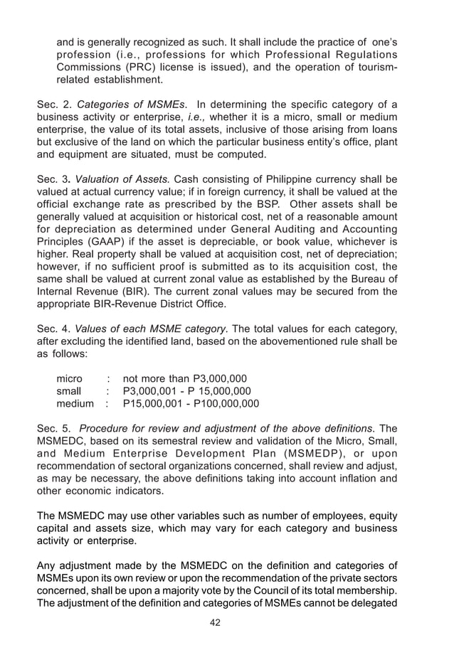 Magna Carta for MSME's (2010) R.A. 9501 | PDF