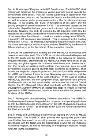 Magna Carta for MSME's (2010) R.A. 9501 | PDF