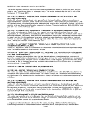 2010 samhsa section by section final | PDF