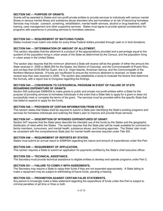 2010 samhsa section by section final | PDF
