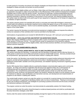 2010 samhsa section by section final | PDF