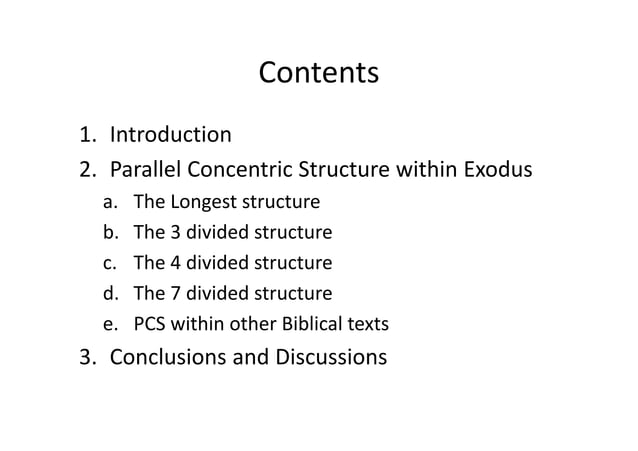 Literary structure of the Bible (chiasm, chiasmus) | PDF | Christianity ...