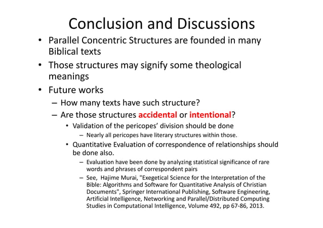Literary structure of the Bible (chiasm, chiasmus) | PDF | Christianity ...
