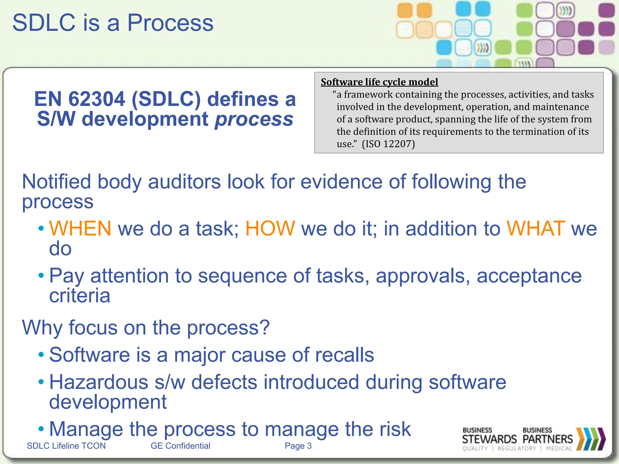 2010 SDLC Lifeline Mater Deck for knowledge sharing | PPT