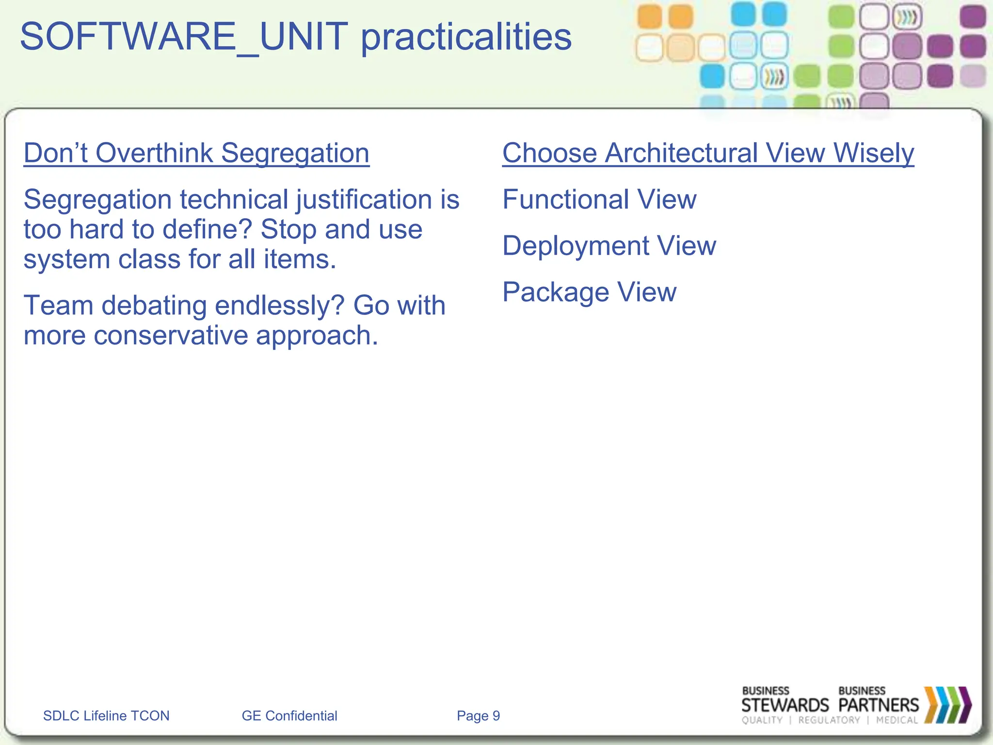2010 SDLC Lifeline Mater Deck for knowledge sharing | PPT