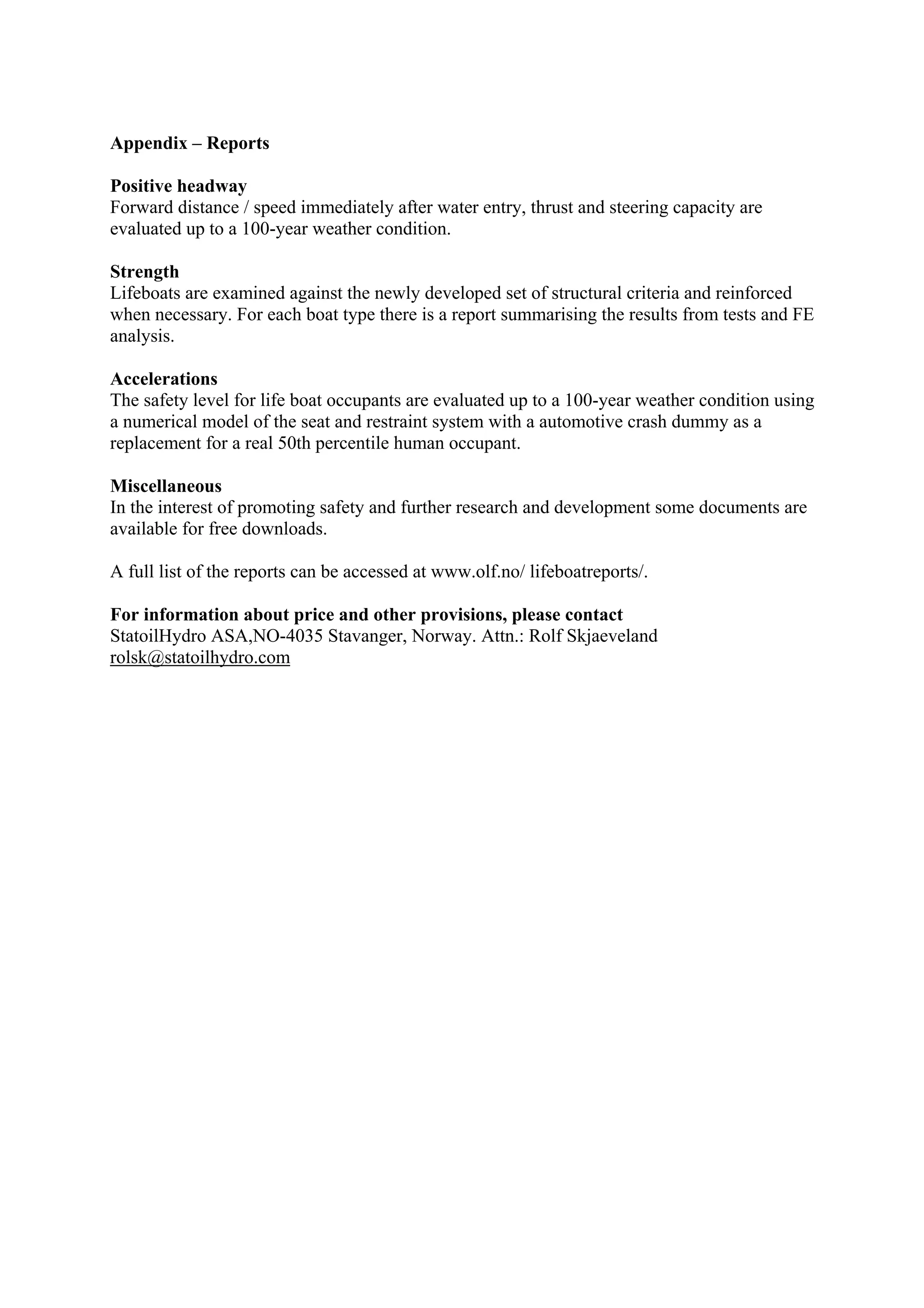 Paper: The Norwegian Lifeboat Project | PDF