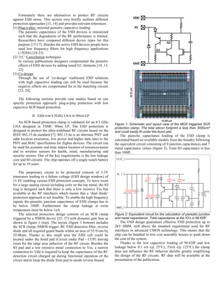 On-chip ESD protection for LNA | PDF