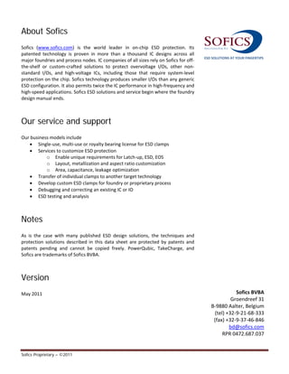 On-chip ESD protection for LNA | PDF
