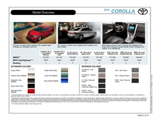 2010 Toyota Corolla Orchard Park | PDF
